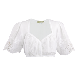 Lannach Dirndl Blouse weiß - Dirndl Blouses by Lena Hoschek