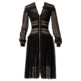 Provocative Dress black mesh - Dresses by Lena Hoschek